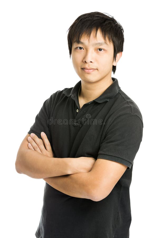 Interestng Asian Man stock photo. Image of looking, hands - 9861064