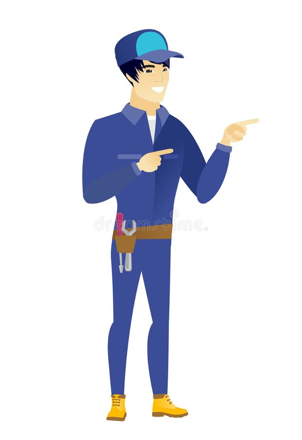 Mechanic Pointing Stock Illustrations – 642 Mechanic Pointing Stock ...
