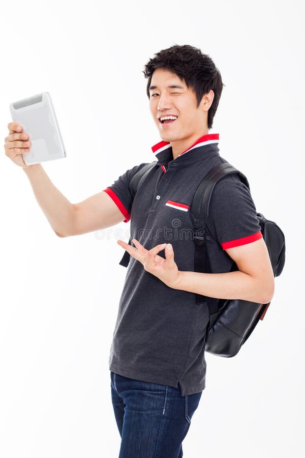 Young Asian student stock photo. Image of casual, school - 31361840