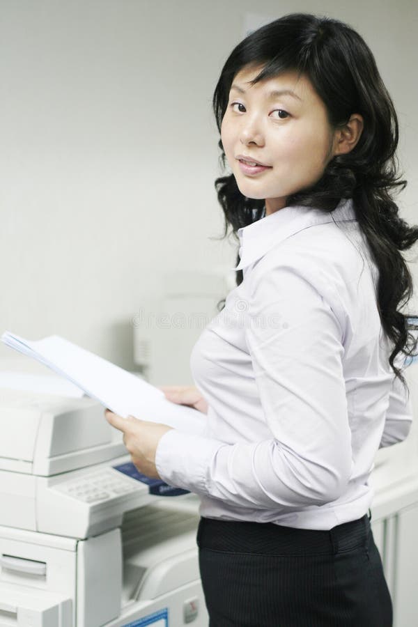 Working print machine stock image. Image of machine, manufacturing ...