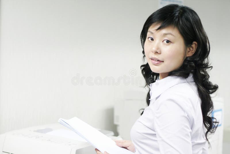 Working print machine stock image. Image of machine, manufacturing ...