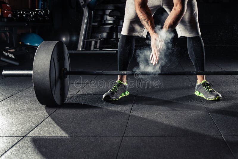 Young Athlete Getting Ready for Training Stock Image - Image of ...