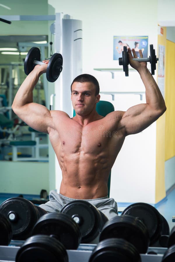 The Young Athlete in the Gym Stock Photo - Image of athlete, active ...