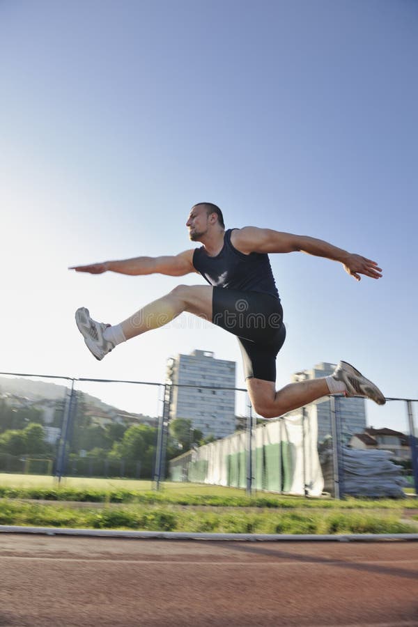 Young athlete running stock photo. Image of health, lane - 14788748