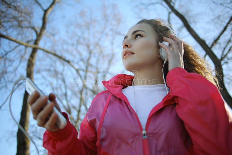 Young Athletic Girl on a Walk Stock Image - Image of melts, energy ...
