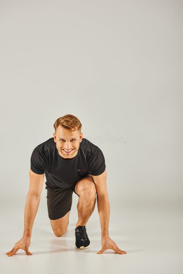 1,101 Muscular Man Crouching Stock Photos - Free & Royalty-Free Stock ...