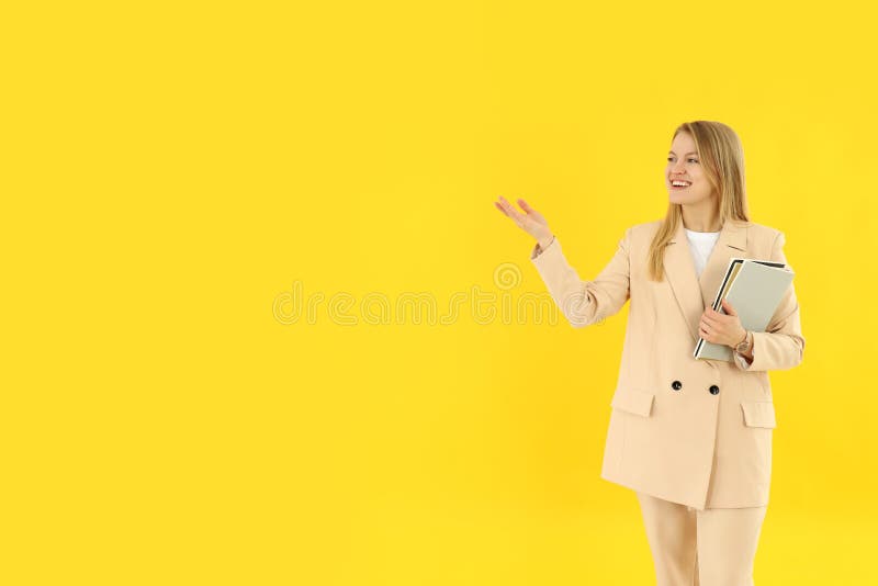 Young Attractive Business Woman, Space for Text Stock Photo - Image of ... Young Attractive Business Woman, Space for Text Stock Photo - Image of ...