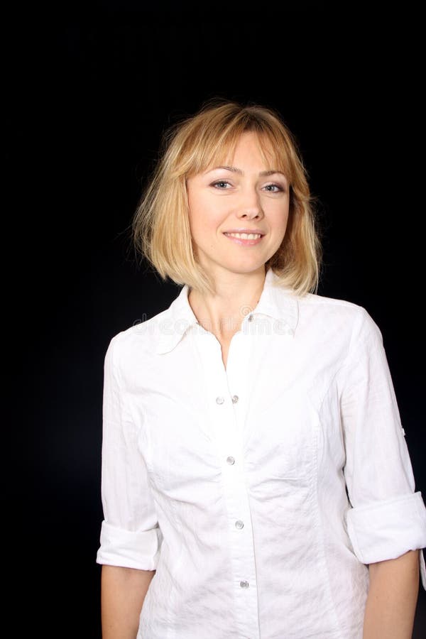 Young attractive female stock image. Image of happy, camera - 7539877