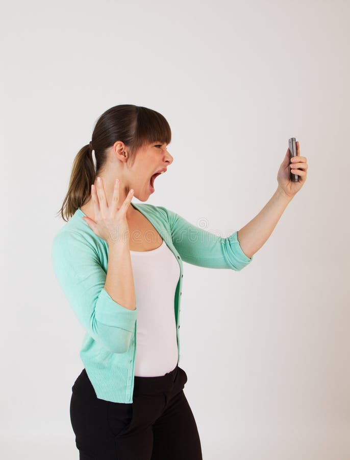 Young Attractive Female Office Worker Stock Photo - Image of attractive ...