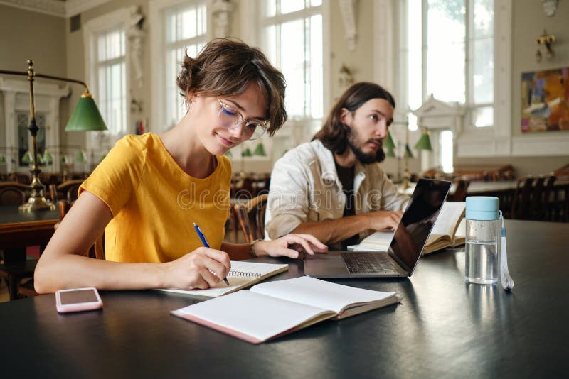 Happily writing a letter stock image. Image of letter - 21489213