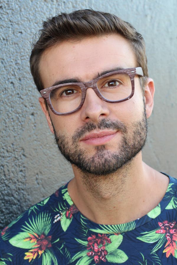 Young Attractive Man Looking at the Camera Stock Image - Image of ...