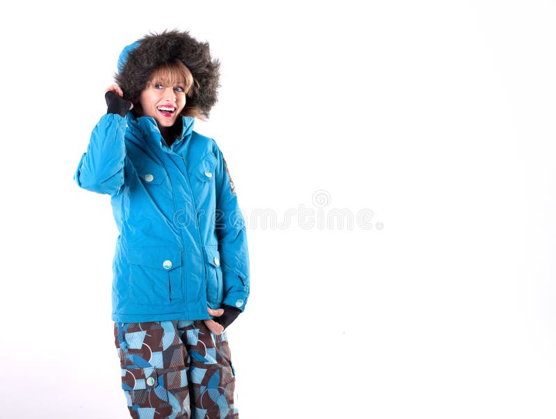 Young Attractive Snowboarder. Stock Image - Image of snowboarder ...