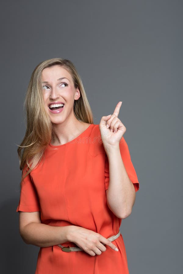 Young Attractive Woman Having an Idea Stock Image - Image of beauty ... Young Attractive Woman Having an Idea Stock Image - Image of beauty ...