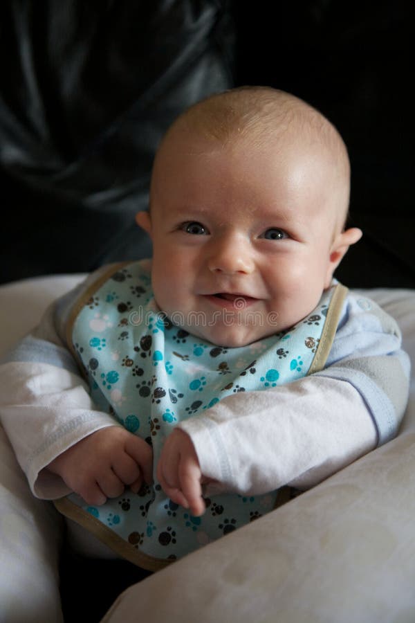 Young Baby Smiling stock photo. Image of expression, male - 56896890