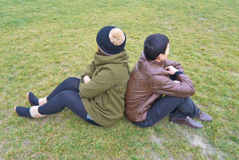 Young back to back stock photo. Image of people, asian - 22768574