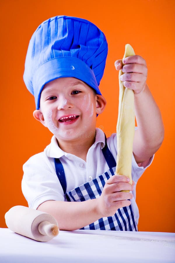 Young baker 2 stock image. Image of bakery, gourmet, little - 5889835