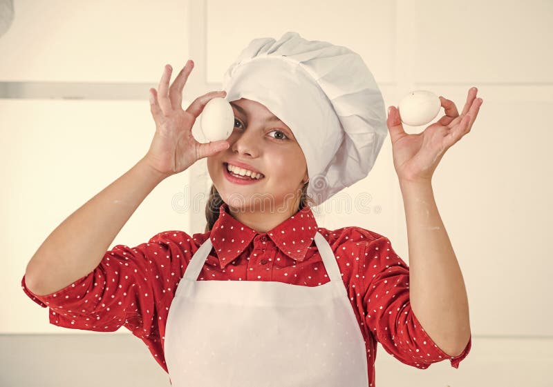 Young Baker Child with Eggs, Easter Stock Image - Image of restaurant ...