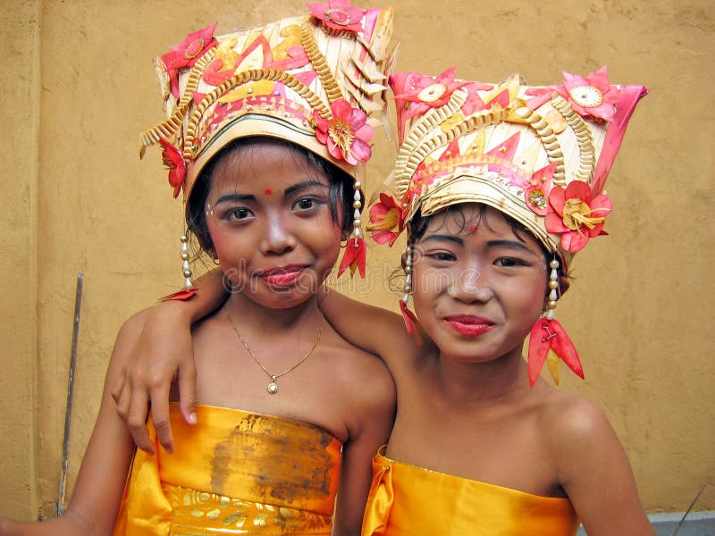 Young balinese dancers editorial photography. Image of colourful - 81383242