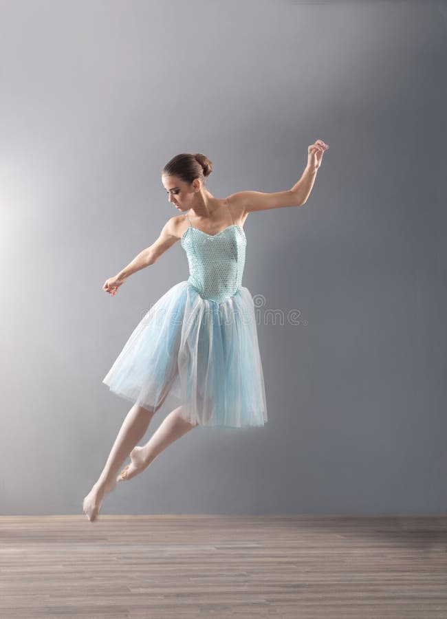 Young Ballerina in Ballet Pose Classical Dance Stock Image - Image of ...