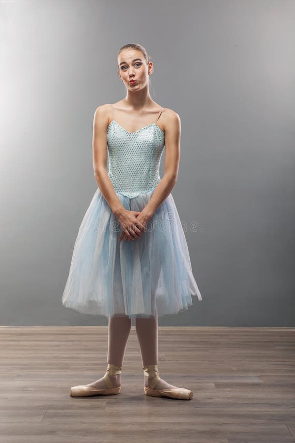 Young Ballerina in Ballet Pose Classical Dance Stock Photo - Image of ...