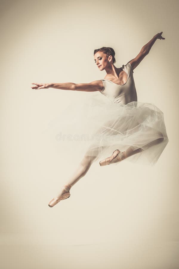 Young Ballerina Dancer in Tutu Stock Photo - Image of pointe, movement ...
