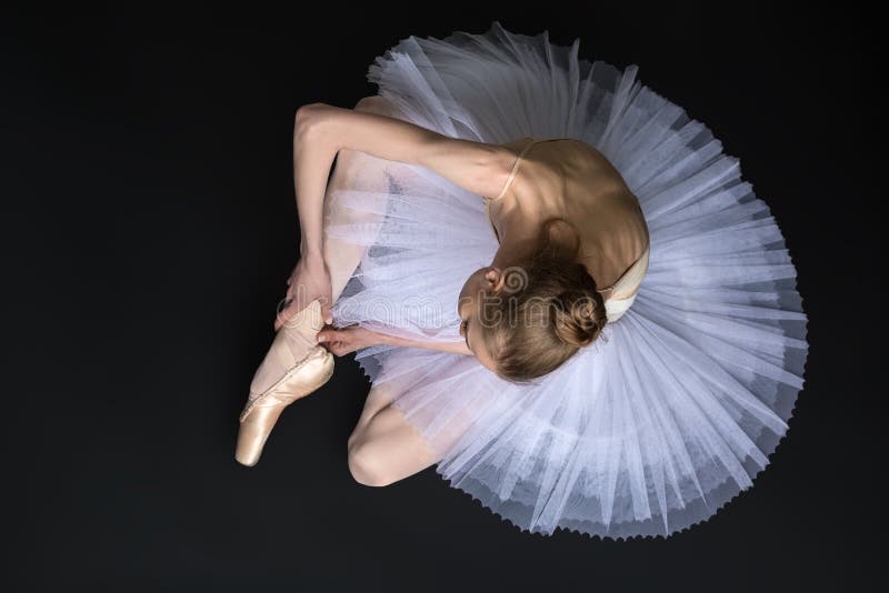 Ballerina in Ballet Pose Classical Dance Stock Photo - Image of grace ...