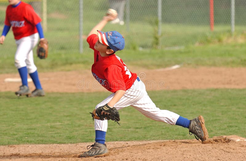 Boy pitching baseball stock image. Image of recreation - 2076227