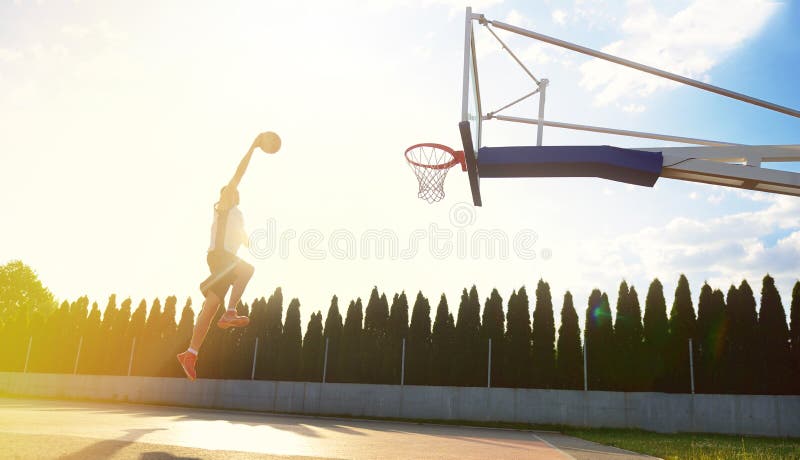 Basketball Dunk Rim Hang Stock Photos - Free & Royalty-Free Stock ...