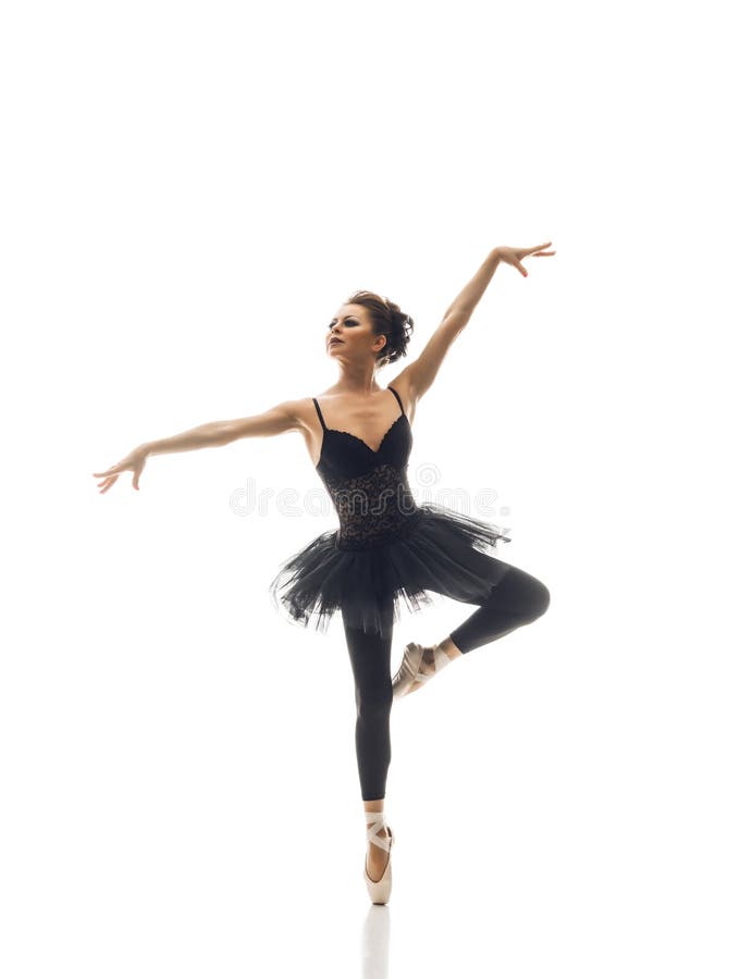 Young and Beautiful Ballerina with a Perfect Body Stock Photo - Image ...