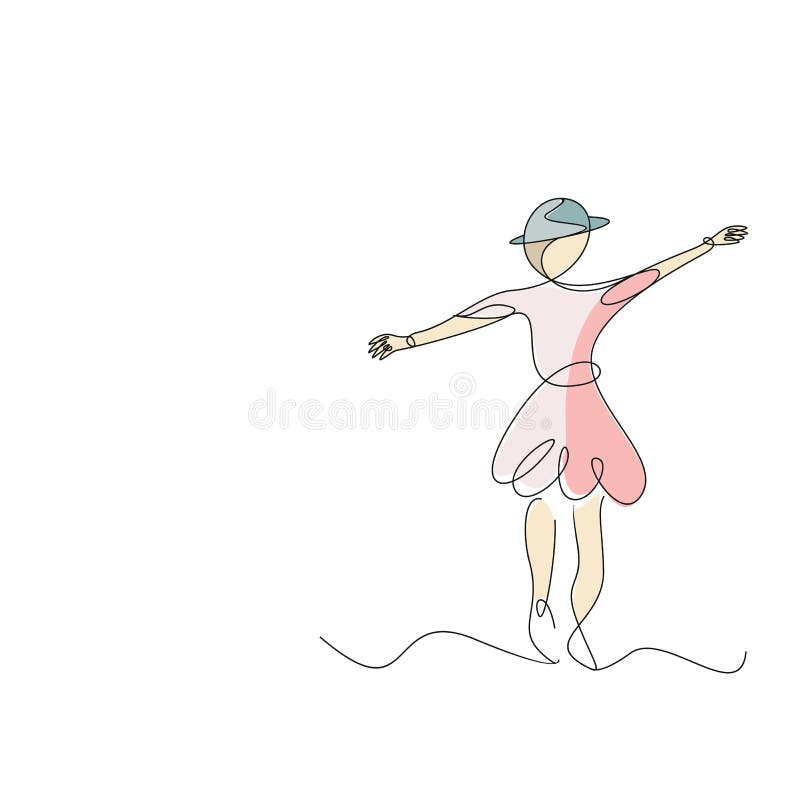 Dance Leap Cartoon Drawings