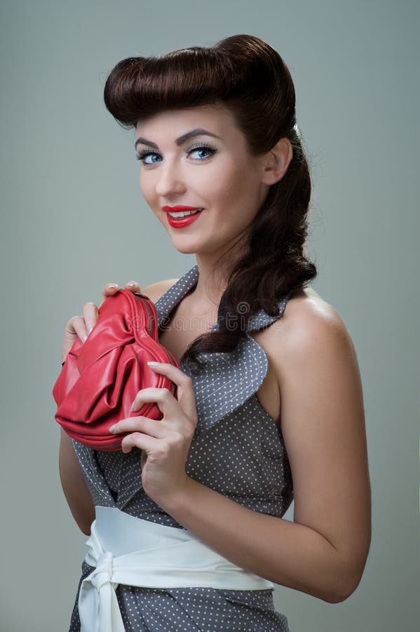 Young Beautiful Caucasian Woman Stock Photo - Image of vogue ...