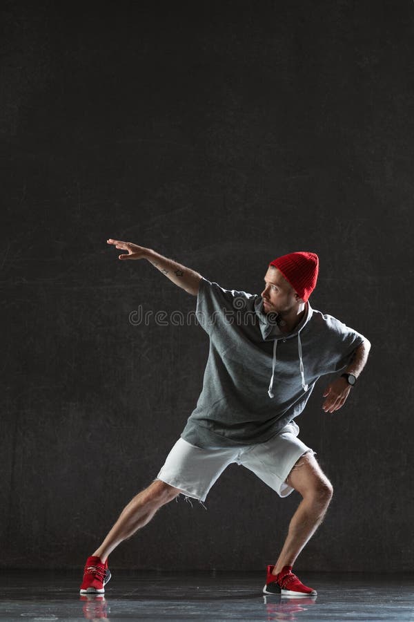 Young Beautiful Male Dancer Posing in Studio Stock Image - Image of ...