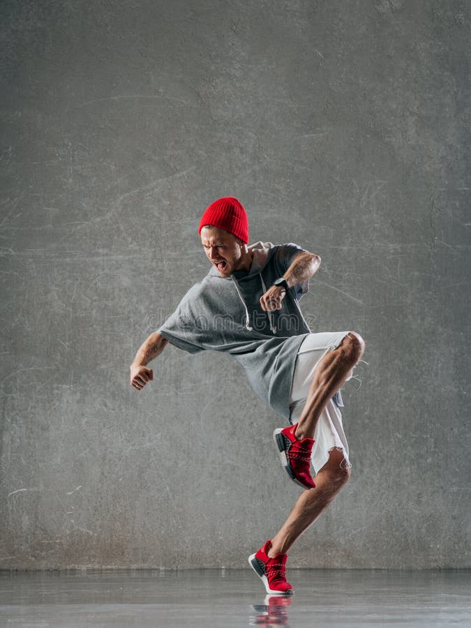 Young Beautiful Male Dancer Posing in Studio Stock Image - Image of ...