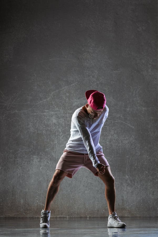 Young Beautiful Male Dancer Posing in Studio Stock Image - Image of ...