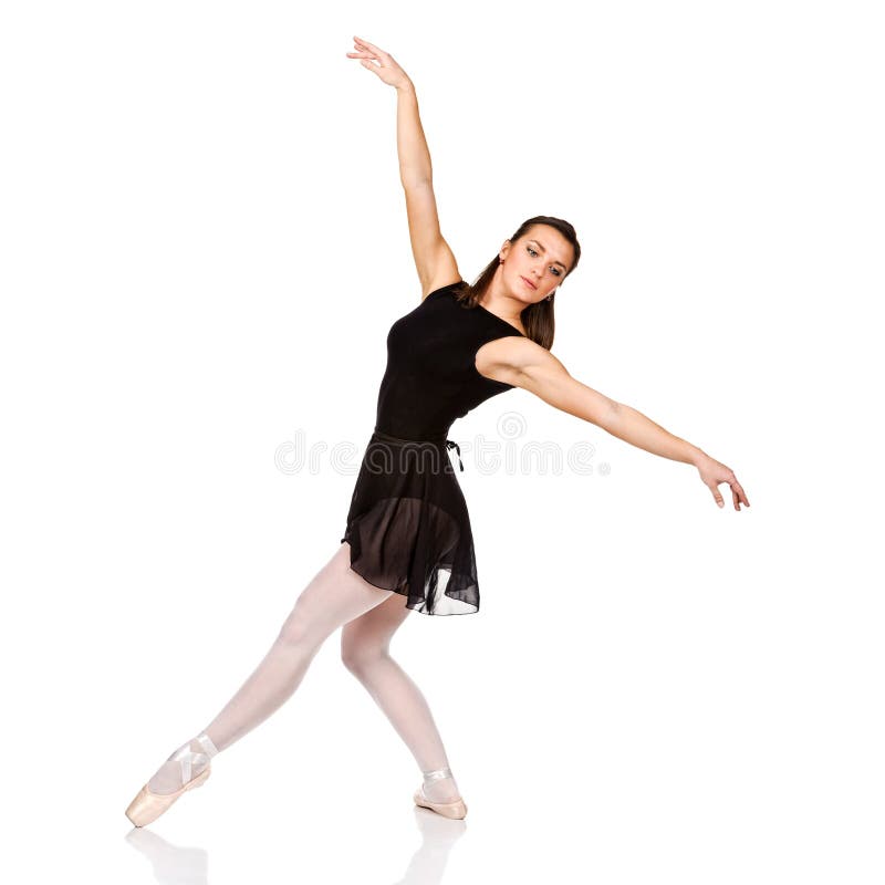 Ballet Dancer Girl Sitting on the Chair Stock Photo - Image of agility ...