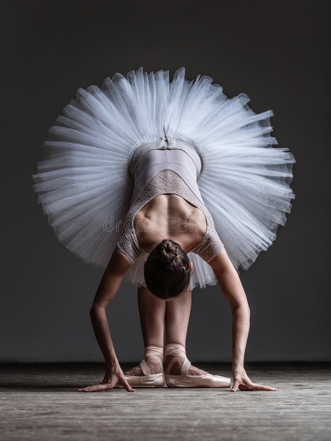 Young Beautiful Dancer Posing in Studio Stock Photo - Image of balance ...