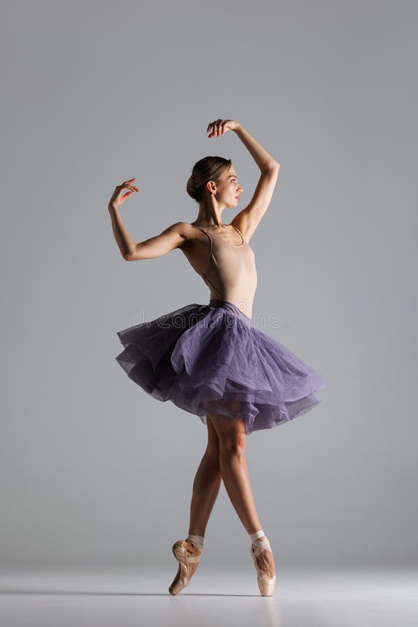 Young Beautiful Ballet Dancer Posing in a Studio Stock Photo - Image of ...