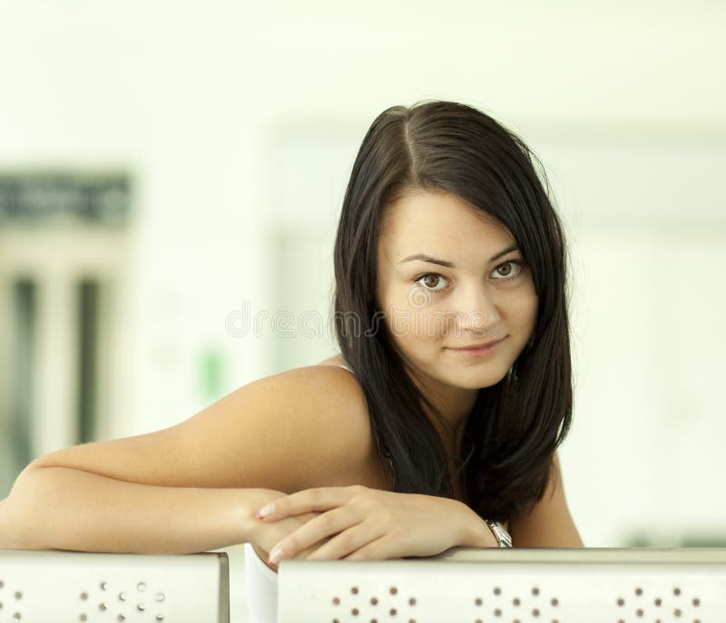 Young Beautiful Girl Portrait 25 Years Old Stock Photo - Image of happy ...