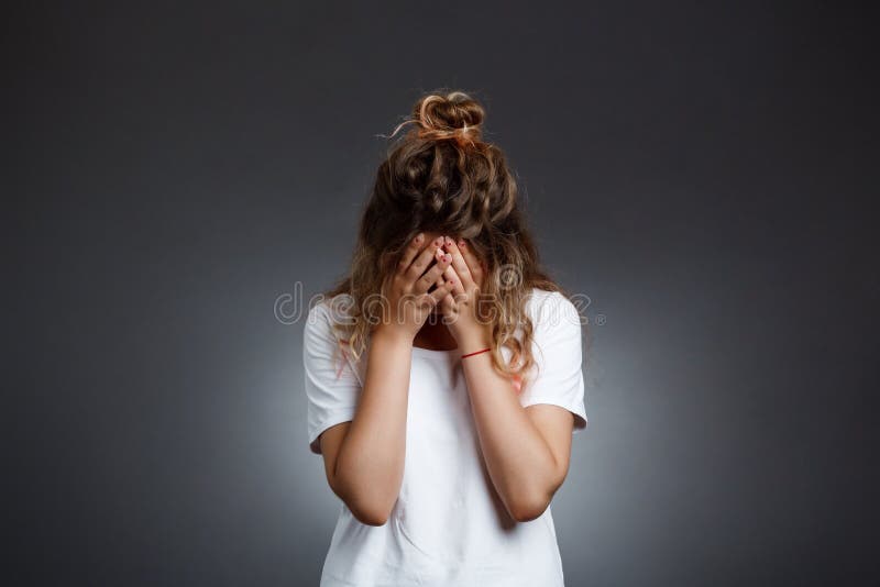 Sad Girl Hiding Face Stock Photos - Download 907 Royalty Free Photos