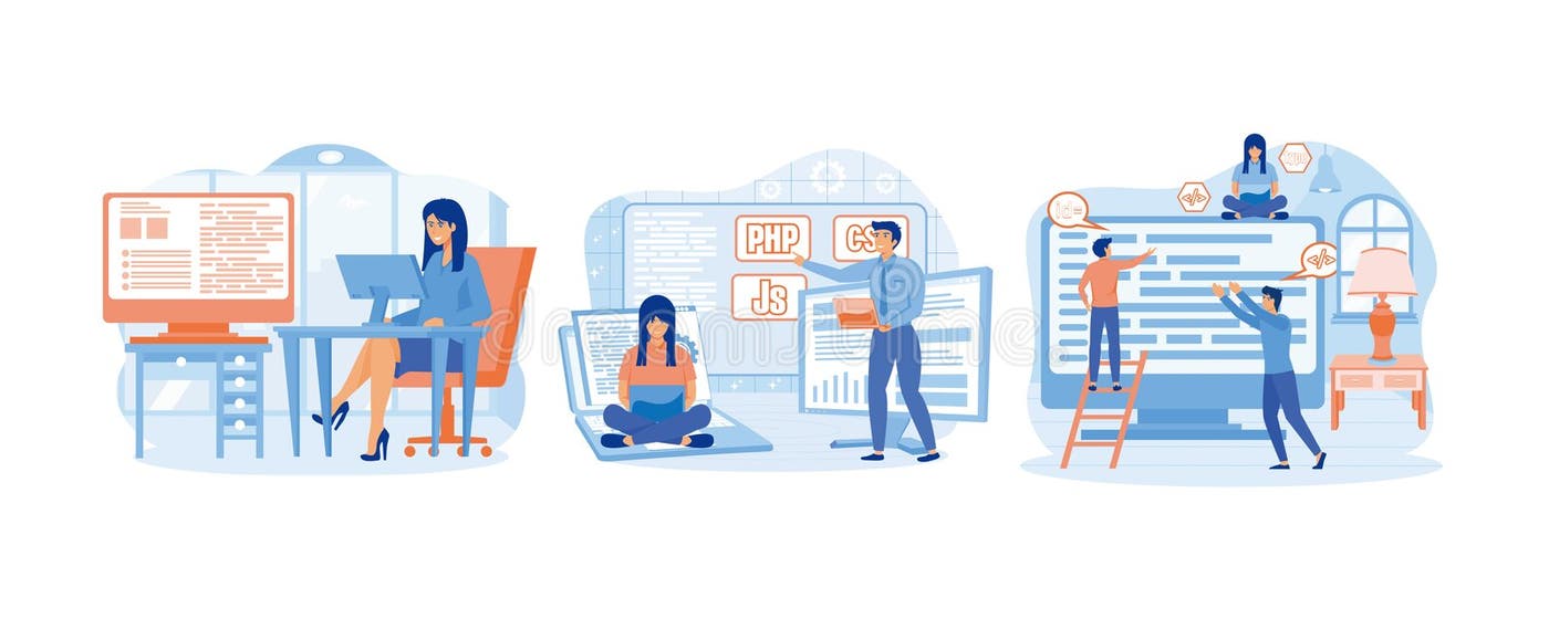 Programmer Courses Stock Illustrations – 378 Programmer Courses Stock ...