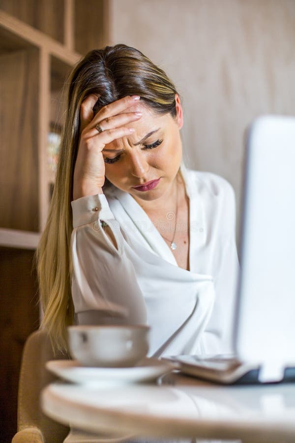 Young Man Worries about Debt and Money Stock Photo - Image of stress ...