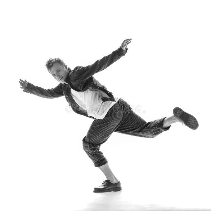 Young Beautiful Dancer Posing in the Studio Stock Image - Image of ...