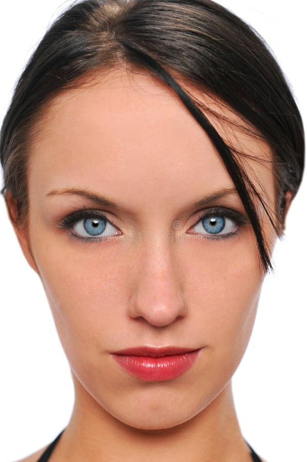 Young Beautiful Model S Face Stock Photo - Image of fashion, sensuality ...