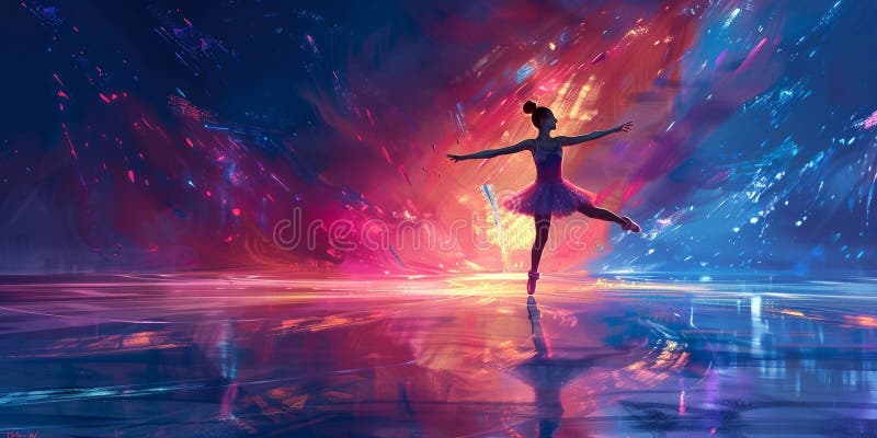 The Young Beautiful Modern Dancer Dancing Under Water Drops Stock Image ...