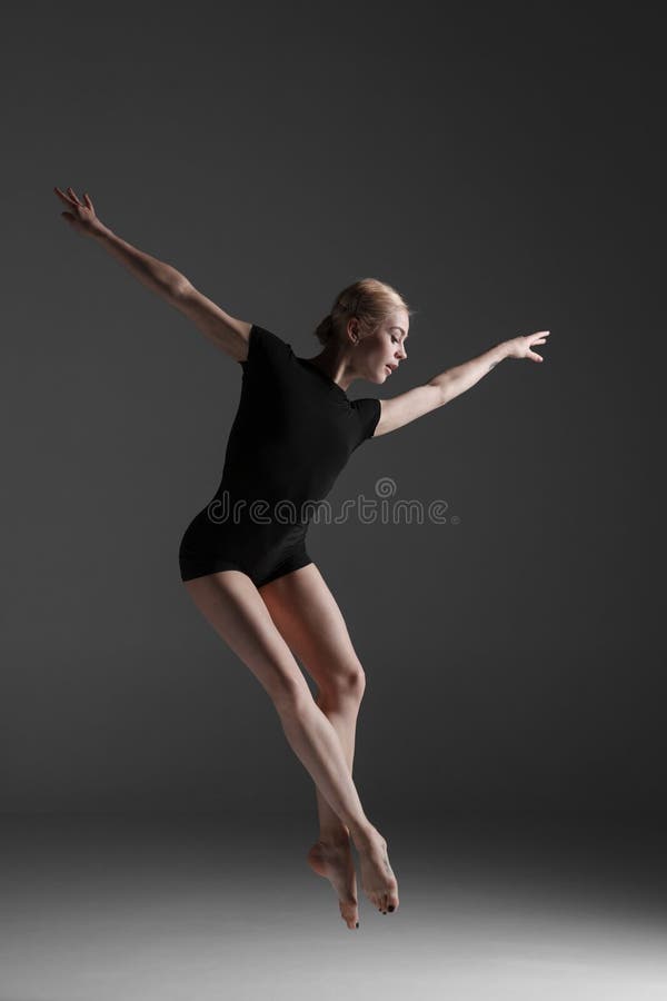 The dancer stock photo. Image of jump, movement, elegance - 52205402