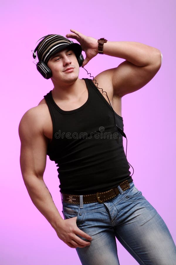 Young and Beautiful Muscle Man Stock Photo - Image of muscle ...