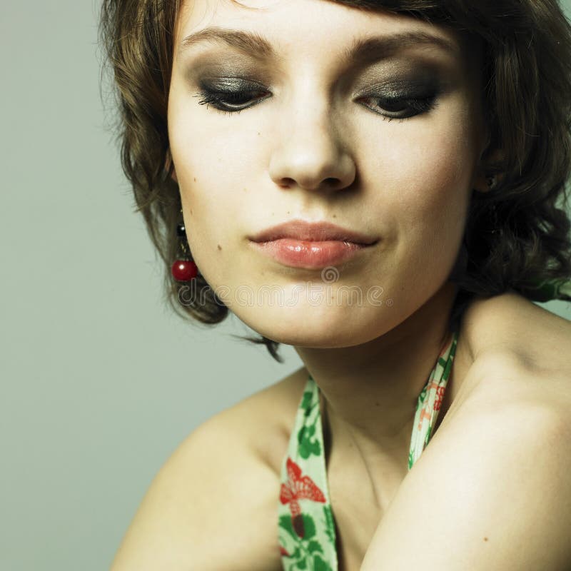 Young beautiful woman stock image. Image of attractive - 13537251