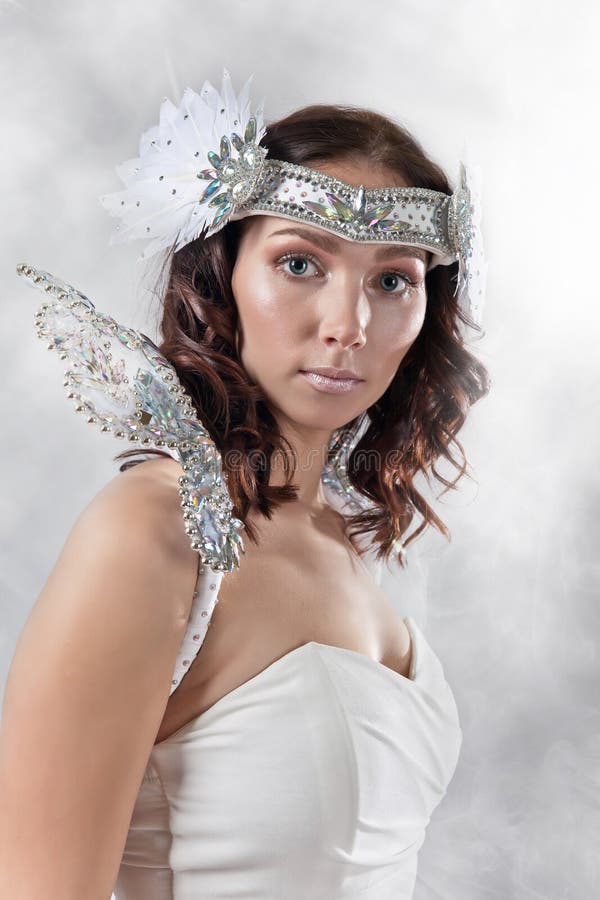 Young Beautiful Woman in Angel Costume Stock Image - Image of dress ... Young Beautiful Woman in Angel Costume Stock Image - Image of dress ...