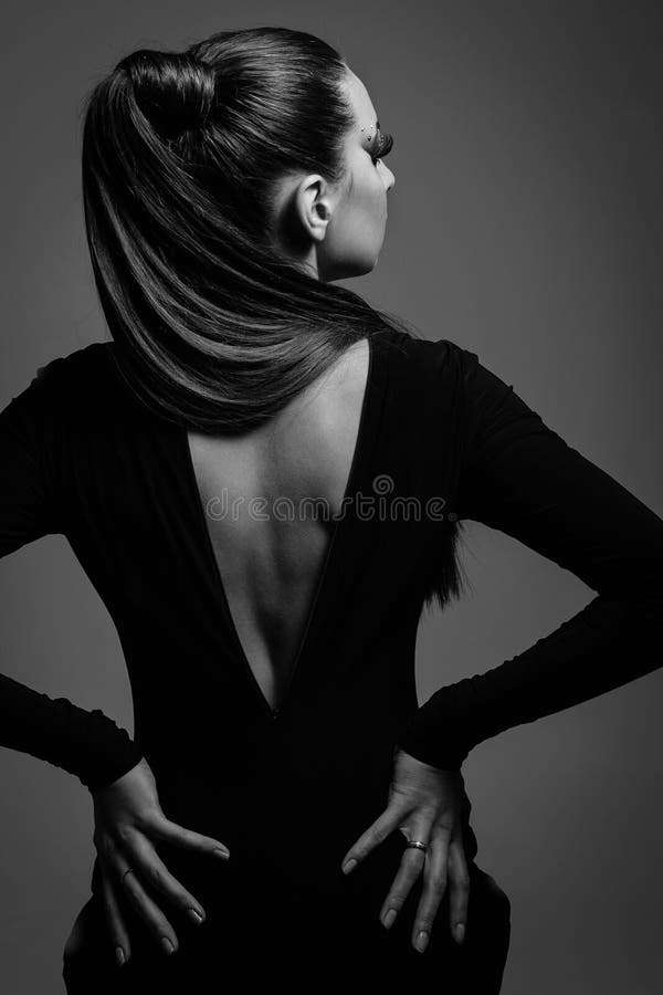 High Fashion Look. Glamor Portrait of Beautiful Stylish Model Stock ...