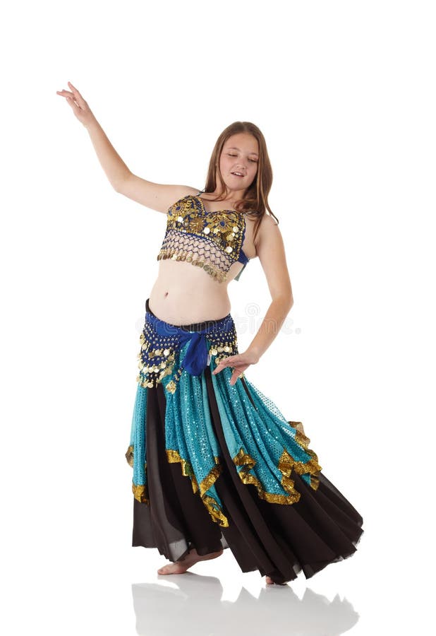 Young belly dancing girl stock photo. Image of girl, jewelry - 10339216